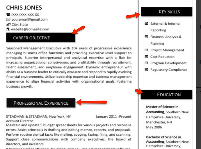 Resume Format Spacing Free Resume Templates