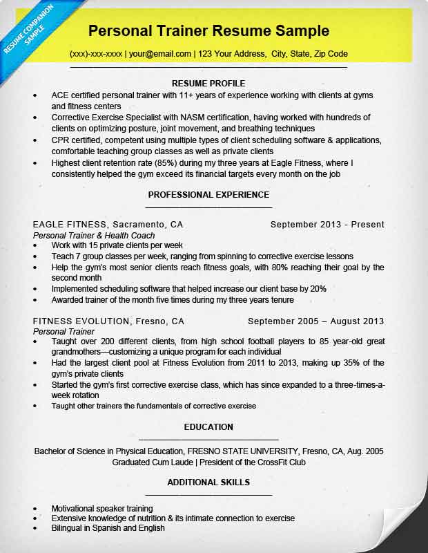 Additional Comments For Resume