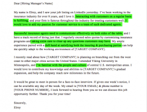 Insurance Agent Cover Letter Sample | Resume Companion