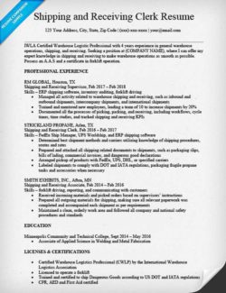 Shipping and Receiving Clerk Cover Letter Sample & Guide | RC