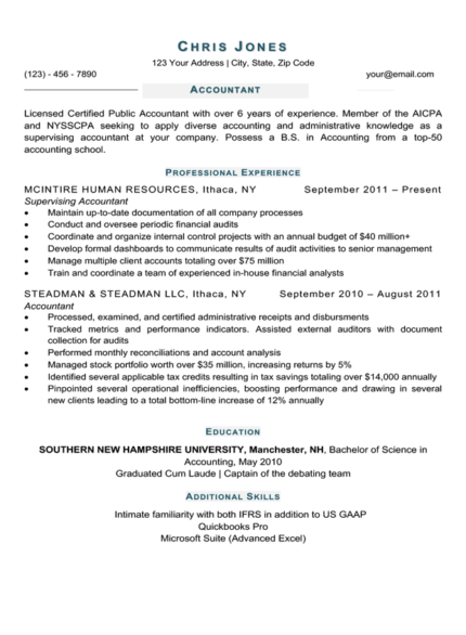 40 Basic Resume Templates | Free Downloads | Resume Companion