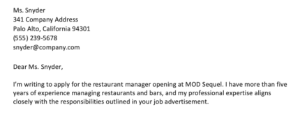 How to Address a Cover Letter the Right Way in 2020